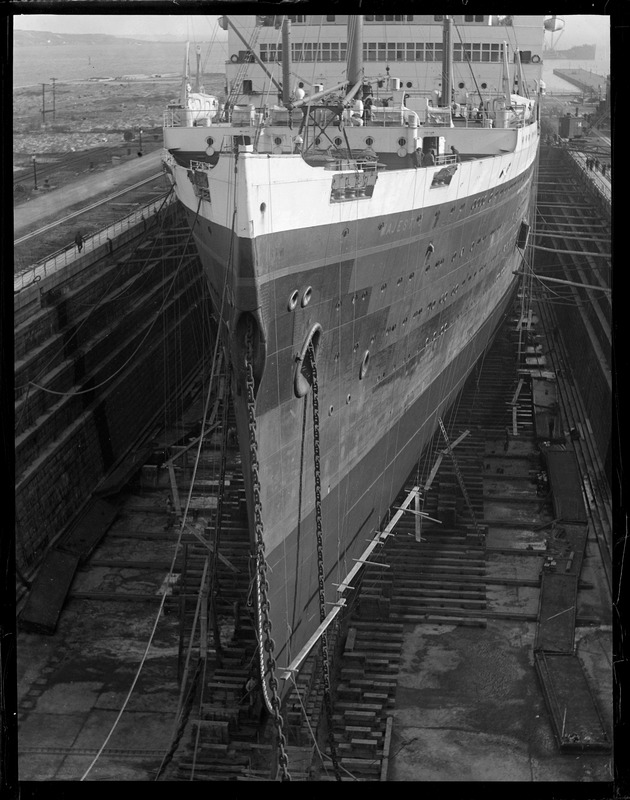 SS Majestic - largest ship afloat - Digital Commonwealth