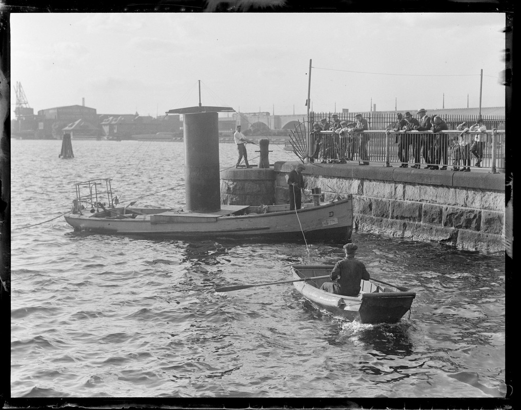 Roto ship on Charles River - Digital Commonwealth