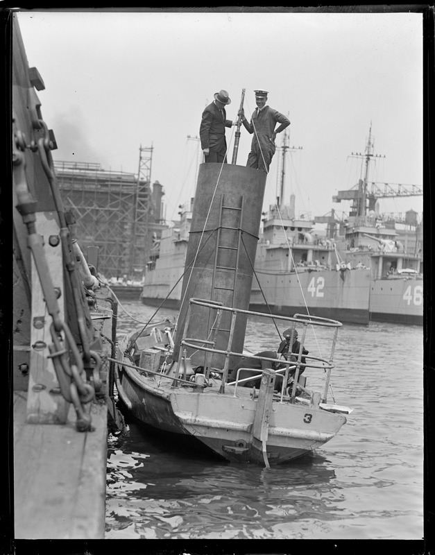 Inspecting the roto ship at Charlestown Navy Yard - Digital Commonwealth