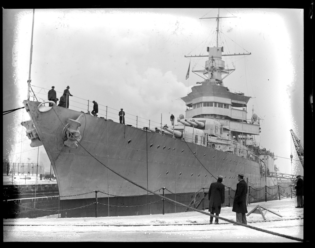 USS Portland in Navy Yard - Digital Commonwealth