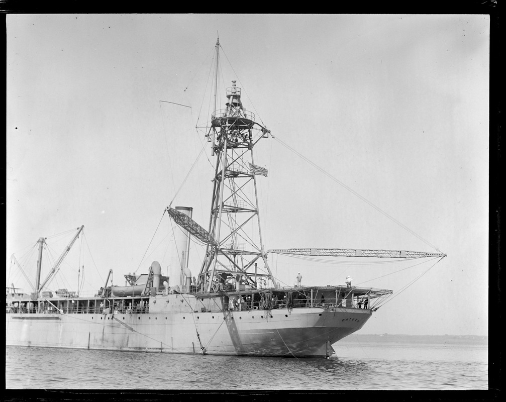 USS Patoka, blimp tender - Digital Commonwealth