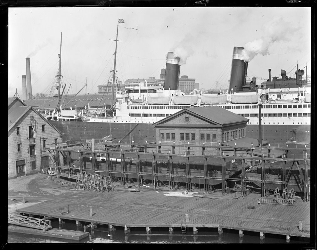 SS George Washington at Navy Yard, Panorama "E" - Digital Commonwealth