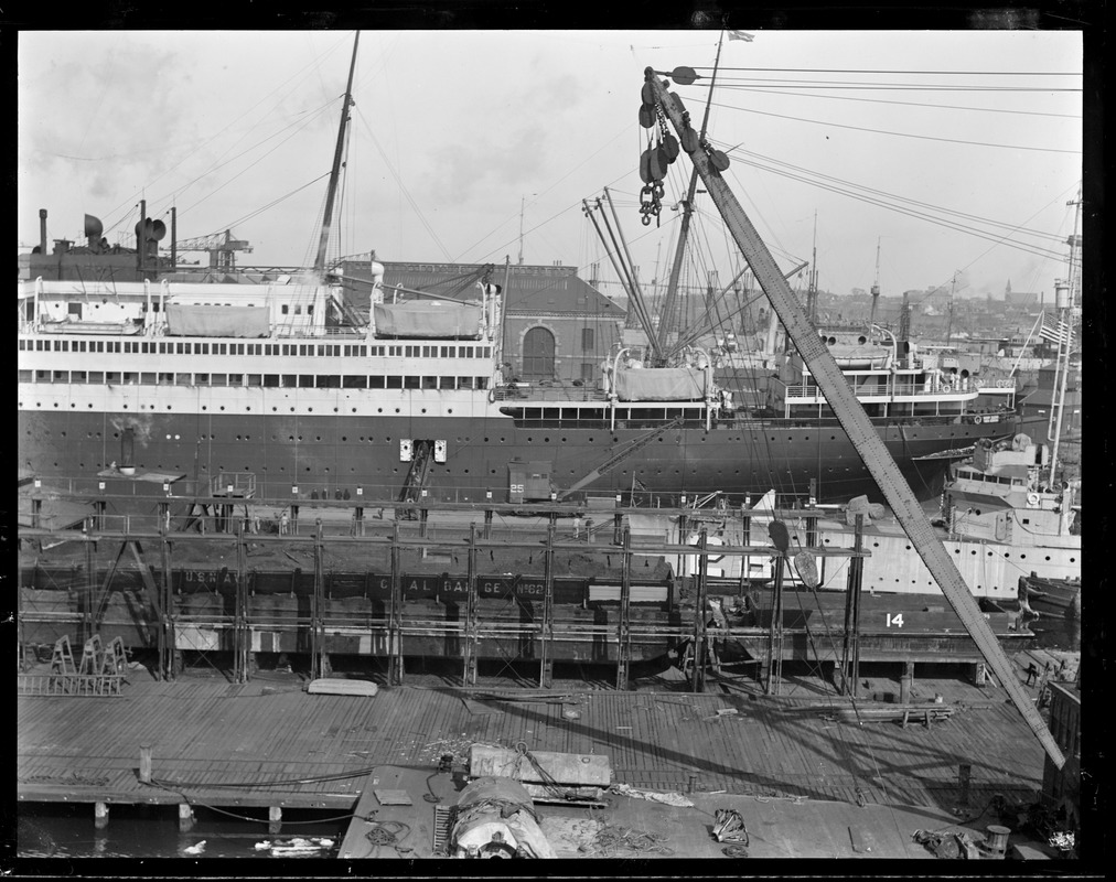 SS George Washington at Navy Yard, Panorama "C" - Digital Commonwealth