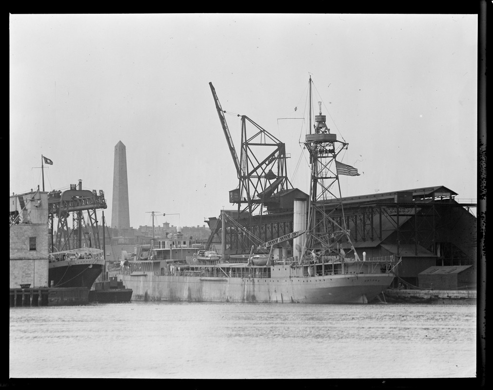 SS Patoka in Navy Yard - Digital Commonwealth
