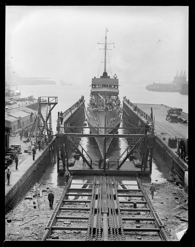 Ship. 'C.G. 21'. USCG DD no. 21 - Digital Commonwealth