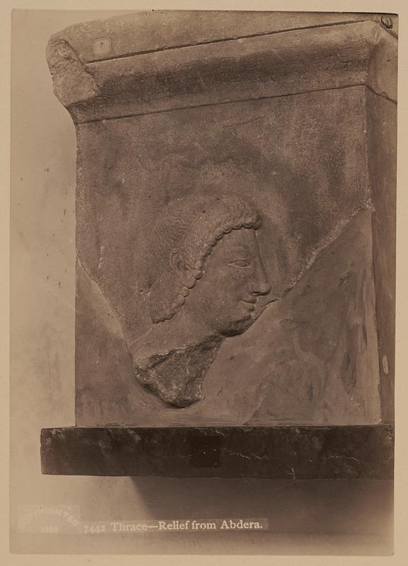 Thrace - relief from Abdera - Digital Commonwealth