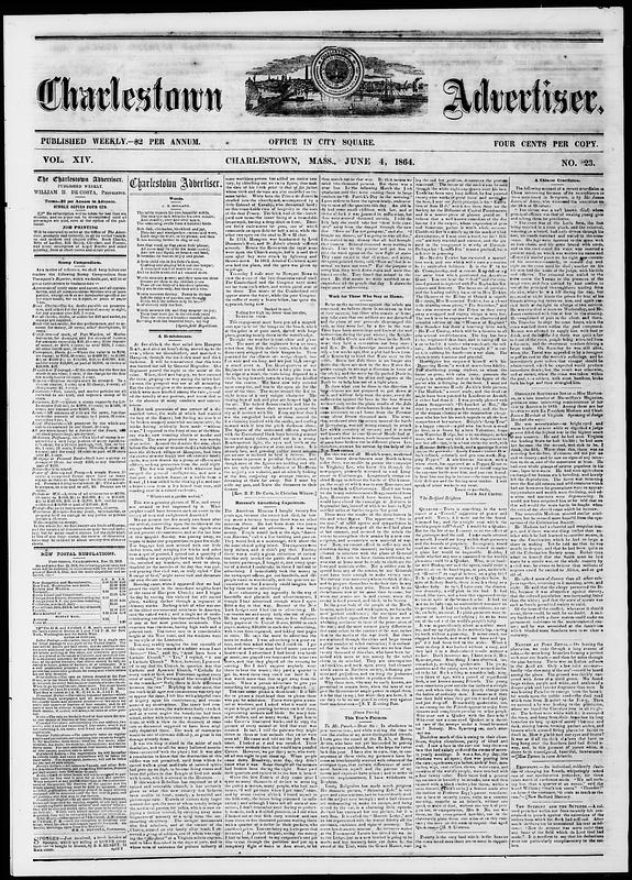 Charlestown Advertiser, June 04, 1864 - Digital Commonwealth