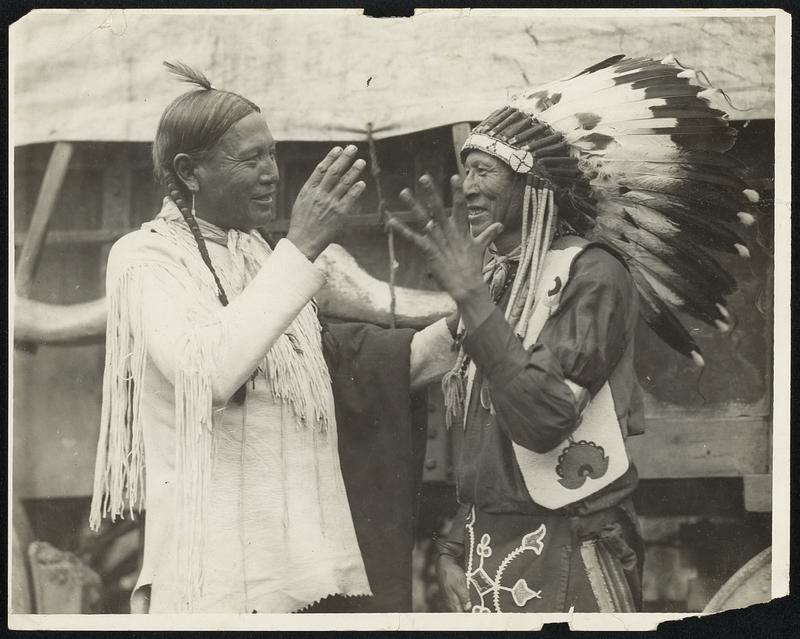 Two unidentified Native Americans - Digital Commonwealth