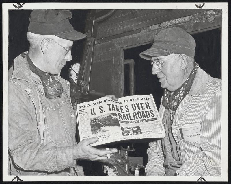 Will Work for Uncle Sam- Gordon Murray of Cambridge, left, fireman of ...