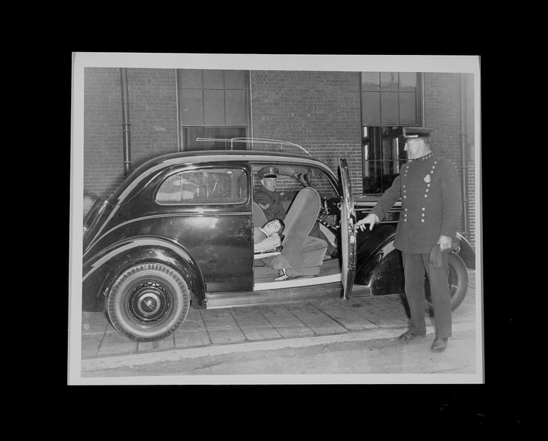Demonstrating Natick’s first ambulance, viewed from side - Digital ...