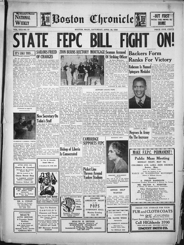 Boston Chronicle. April 28, 1945 - Digital Commonwealth