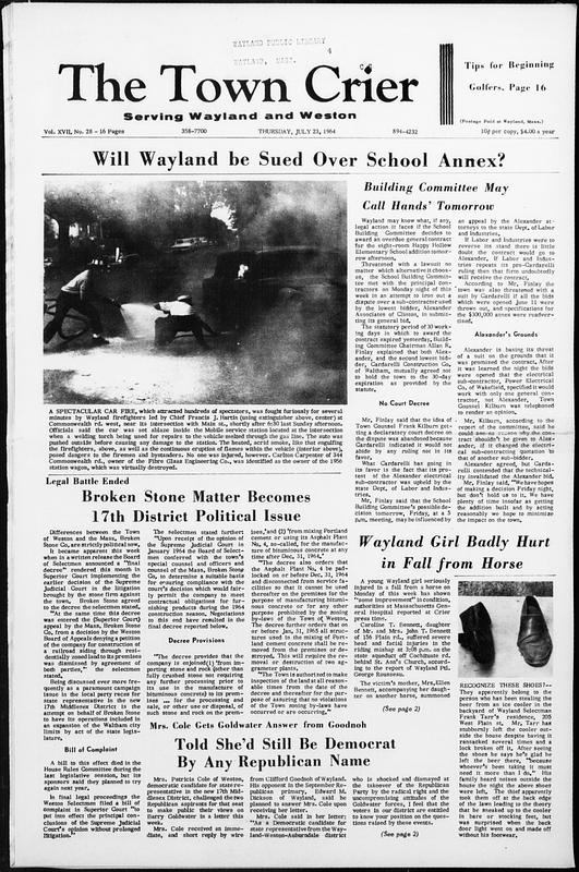 The Town Crier. July 23, 1964 - Digital Commonwealth