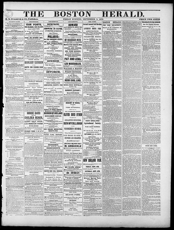The Boston Herald. September 05, 1873 - Digital Commonwealth