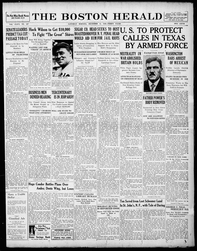 Boston Herald. December 14, 1929 - Digital Commonwealth