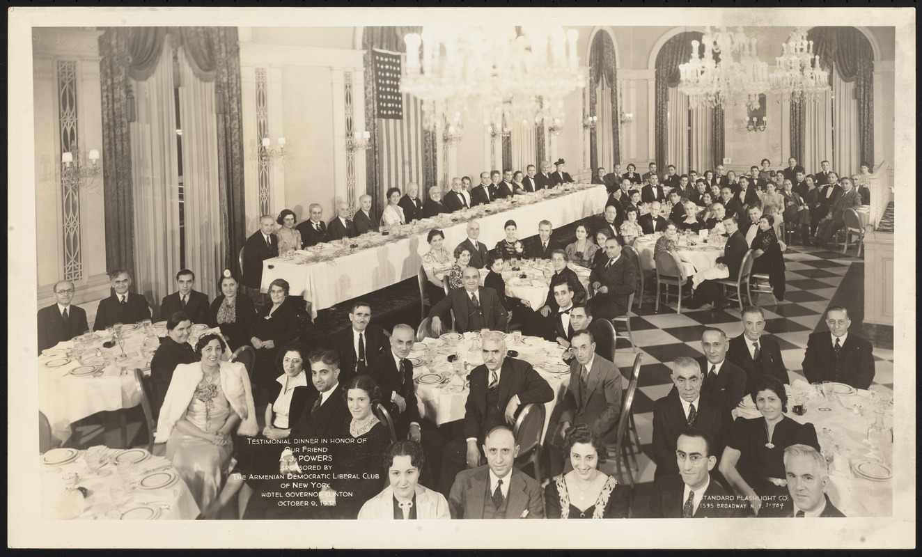 Testimonial dinner in honor of our friend A.J. Powers sponsored by the ...