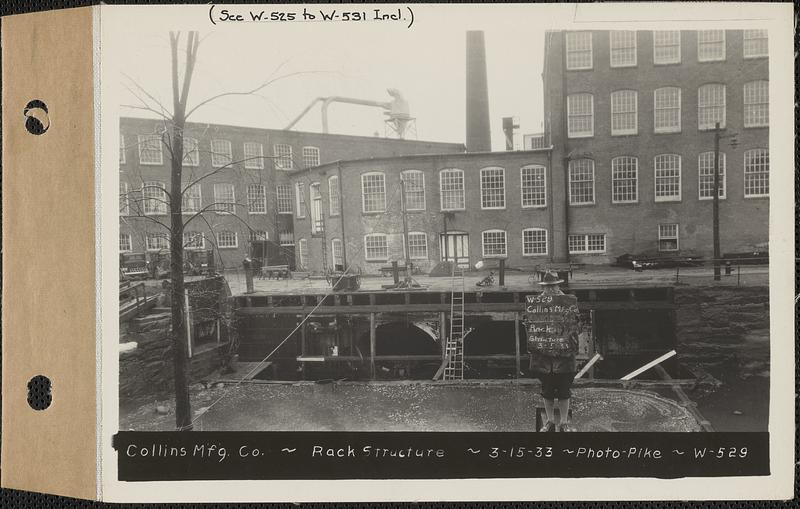 Collins Manufacturing Co., rack structure, Wilbraham, Mass., Mar. 15 ...