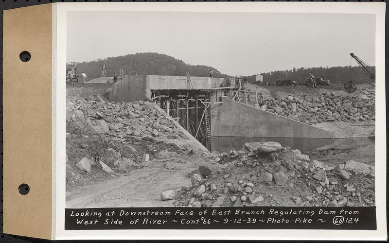 Contract No. 66, Regulating Dams, Middle Branch (New Salem), and East ...