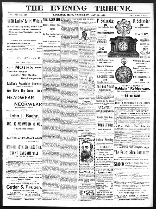 The Evening Tribune. May 31, 1893 - Digital Commonwealth