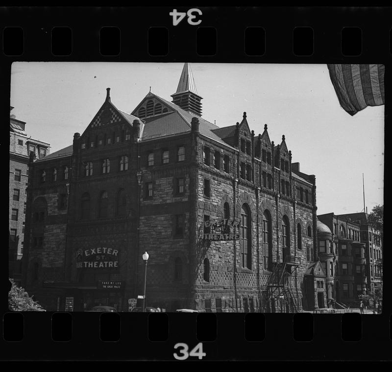 Exeter St. Theatre, 26 Exeter Street, Boston, Massachusetts - Digital ...