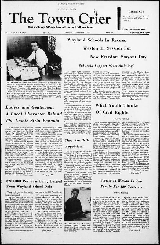 The Town Crier. February 06, 1964 - Digital Commonwealth