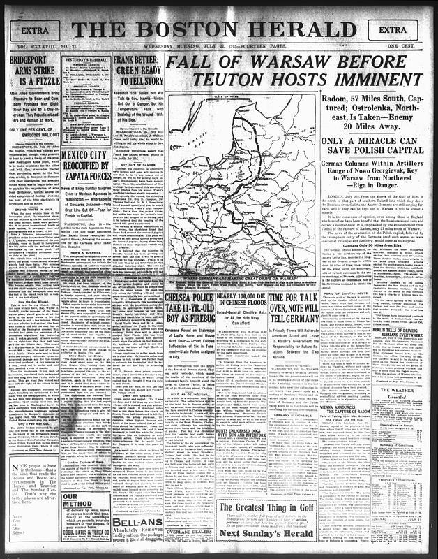 The Boston Herald. July 21, 1915 - Digital Commonwealth