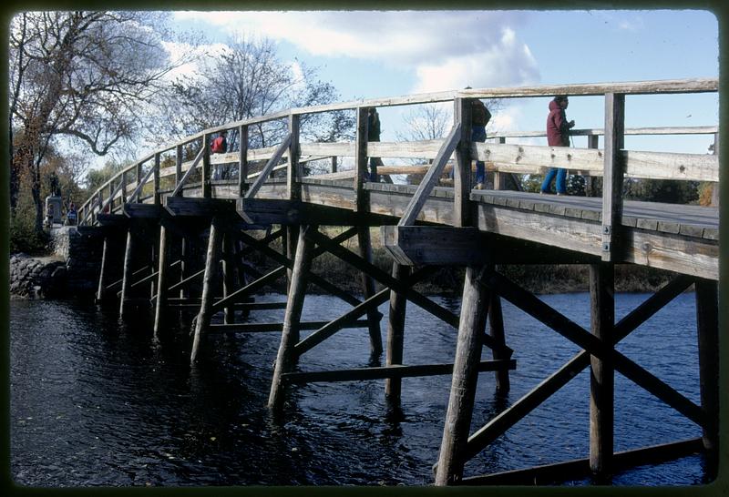 "The Rude Bridge at Arched the Flood" in American Revolution, Concord ...