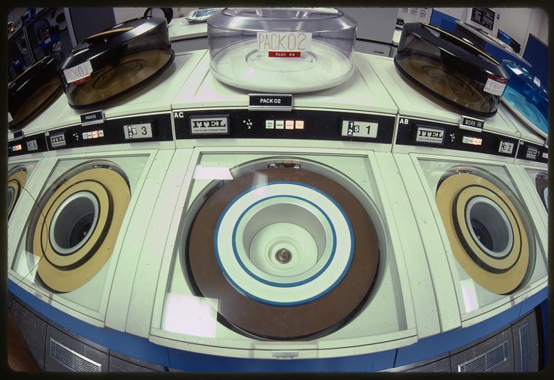 Computer tape drives at Digital Equipment Corporation, Maynard ...