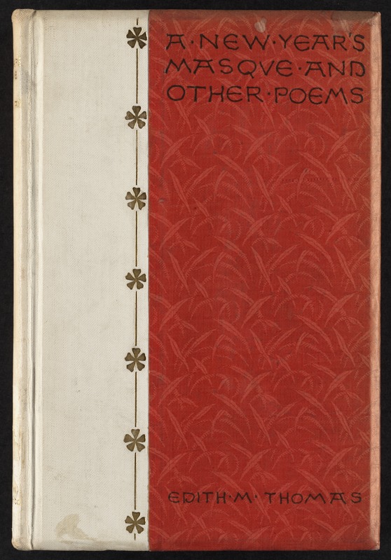 A New Year's masque and other poems [Front cover] - Digital Commonwealth