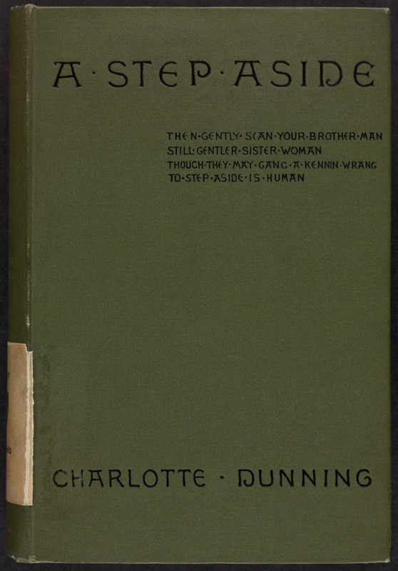 A step aside [Front cover] - Digital Commonwealth