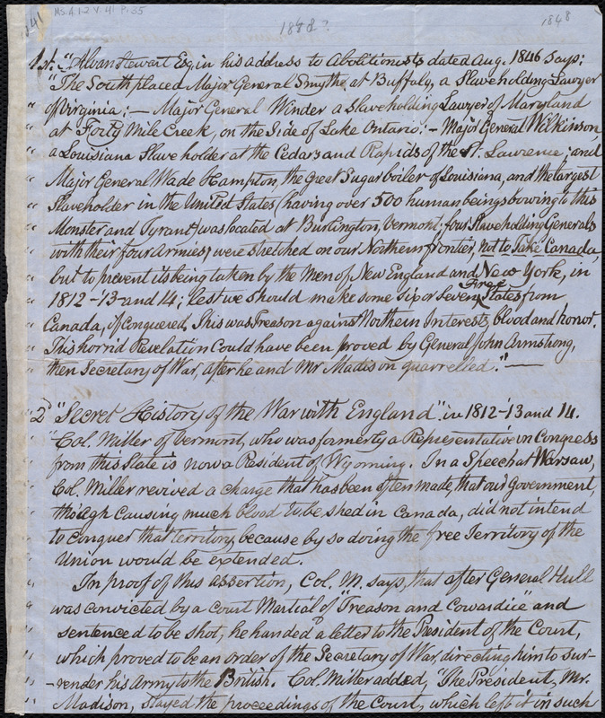 Notes on abolition by William Lloyd Garrison, [Boston, Mass.], [1848 ...