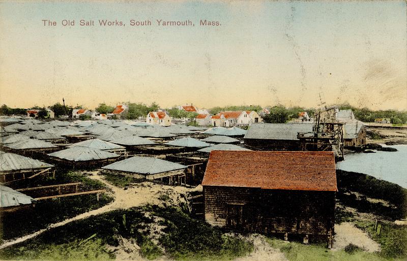 Rooftops of old Saltworks, South Yarmouth, Mass. - Digital Commonwealth