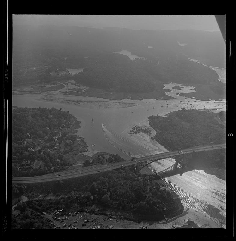 Aerial of Gloucester Harbor - Digital Commonwealth