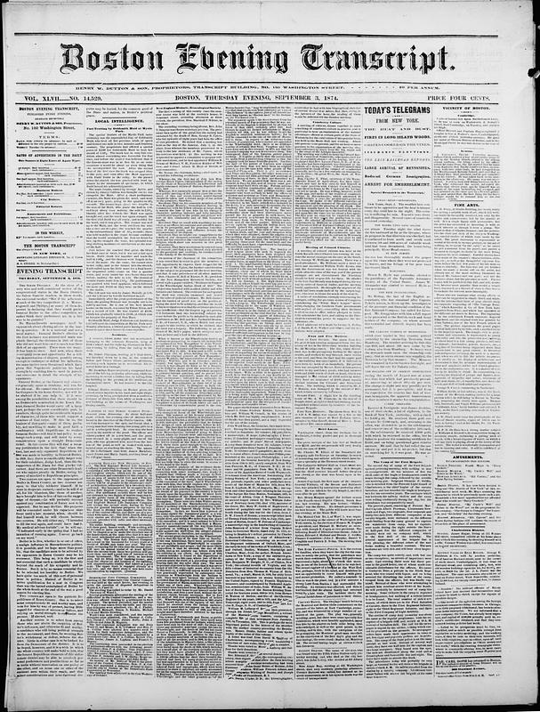 Boston Evening Transcript - Digital Commonwealth