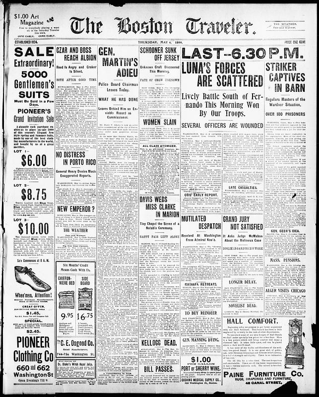 The Boston Traveler. May 04, 1899 - Digital Commonwealth
