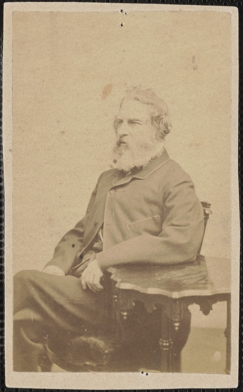 H. W. Longfellow, American poet - Digital Commonwealth