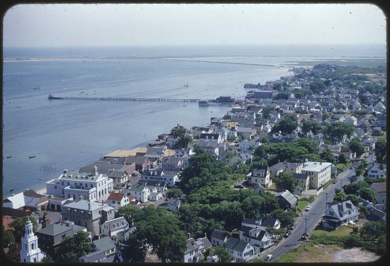 Provincetown from the tower - Digital Commonwealth