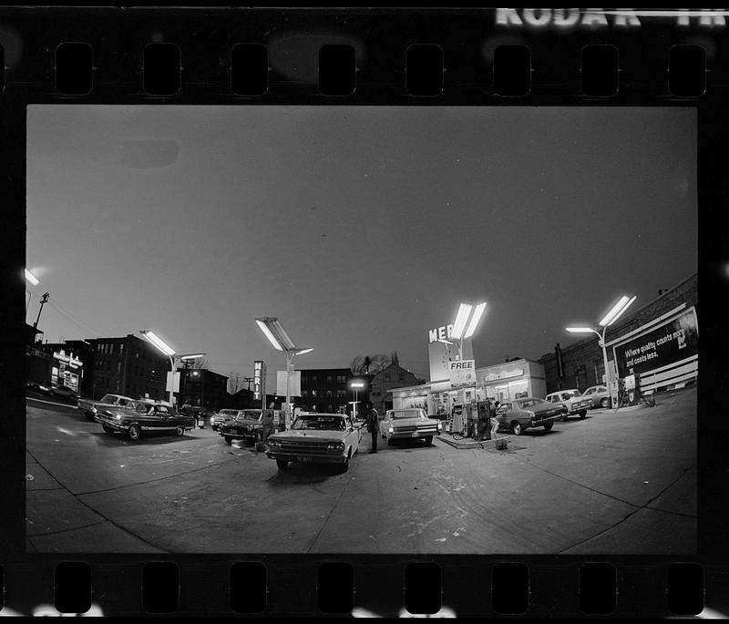 Merit gas station, Allston - Digital Commonwealth