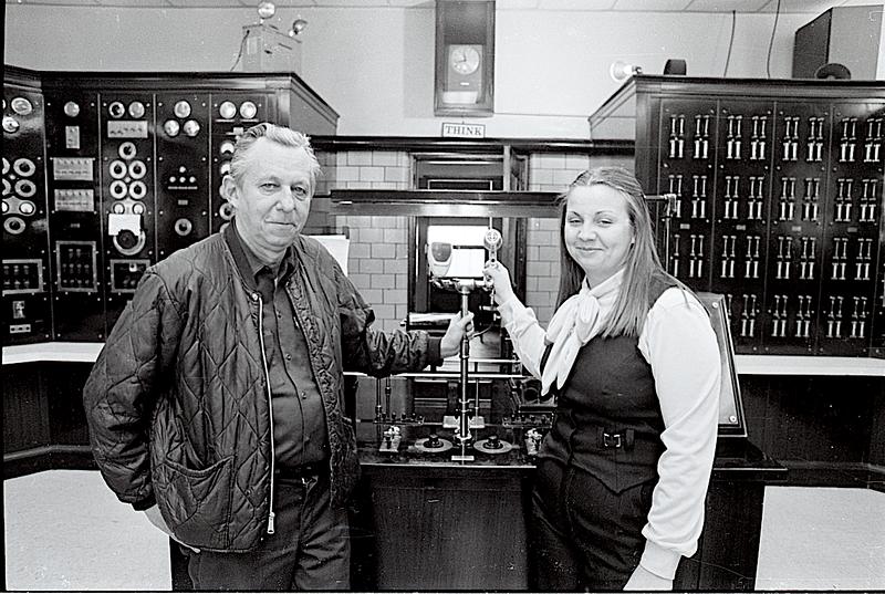 Chelsea Fire Alarm Chief, Fire Alarm Operator Eddie Koneiczko with a ...