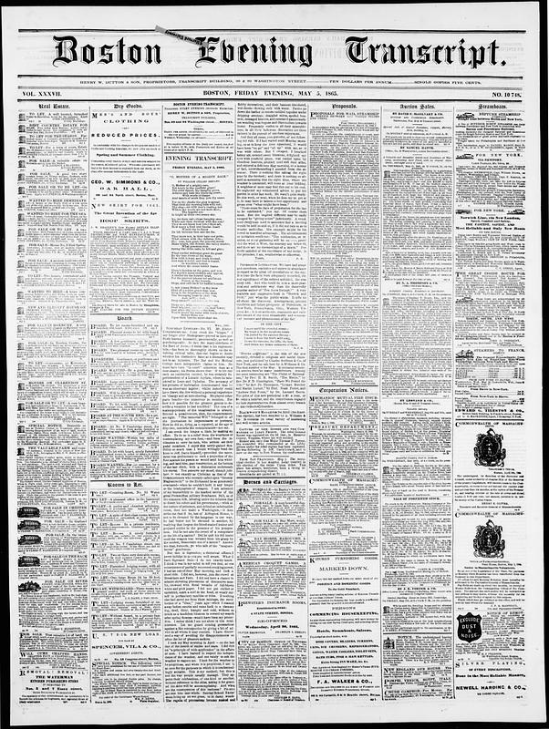 Boston Evening Transcript - Digital Commonwealth