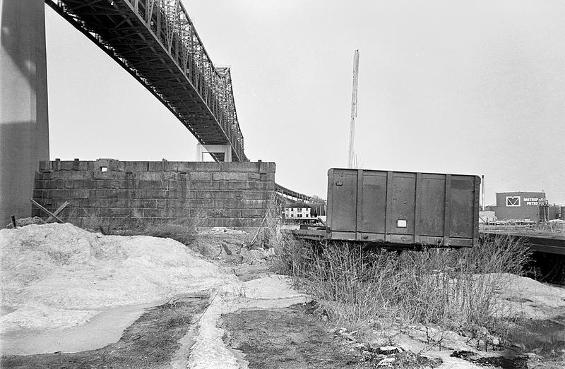 Tobin bridge from Charlestown - Digital Commonwealth