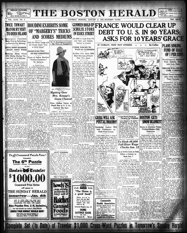Boston Herald. January 03, 1925 - Digital Commonwealth