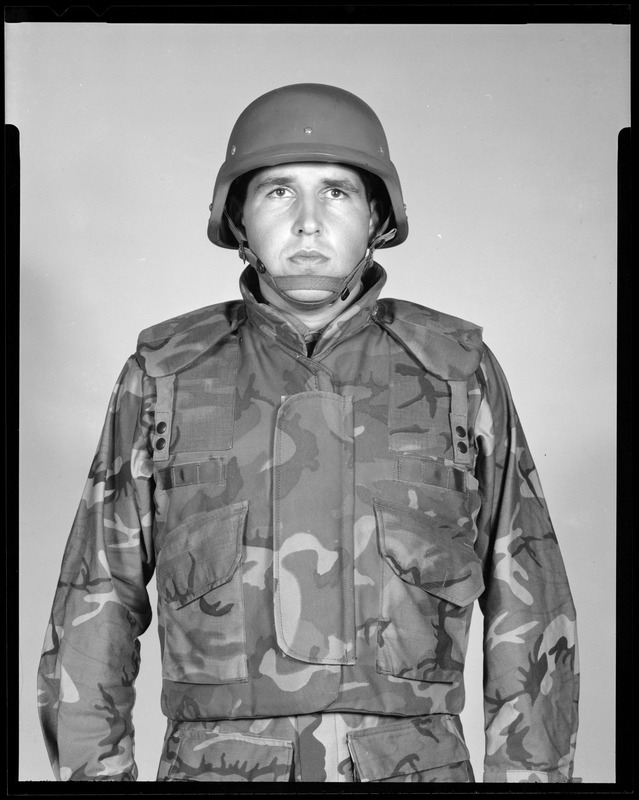 PASGT helmet & vest, Barron - Digital Commonwealth
