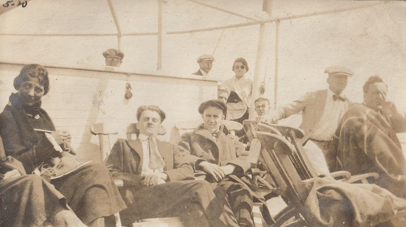 Passengers on the S.S. Arapahoe bound for New York, Arthur S. Graham in ...