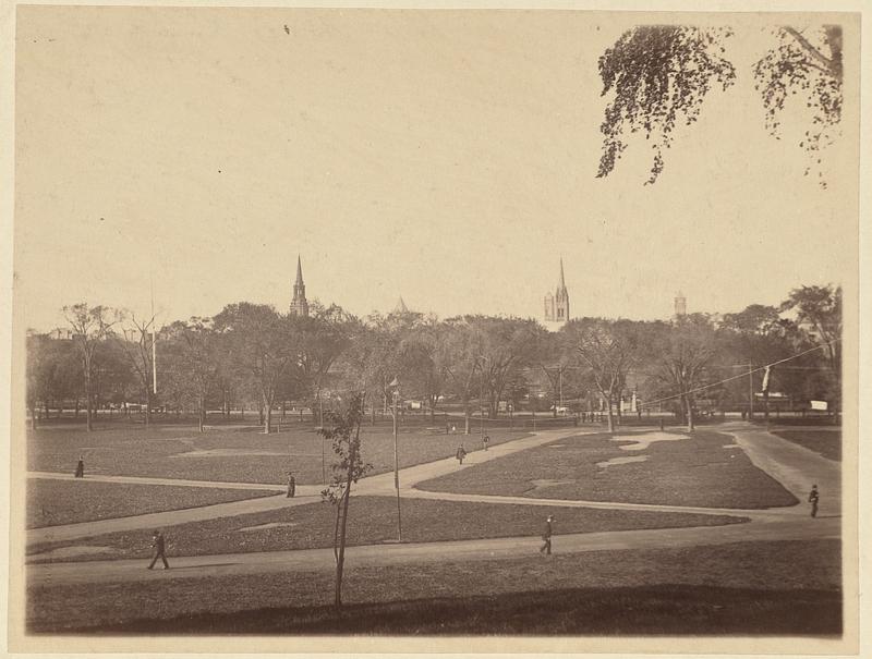 Parade ground, Boston Common - Digital Commonwealth