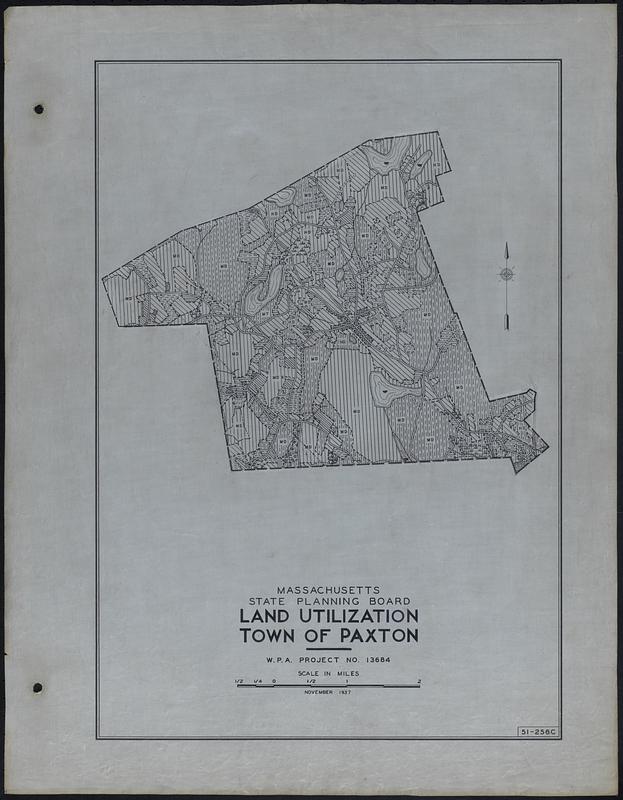 Land Utilization Town of Paxton - Digital Commonwealth