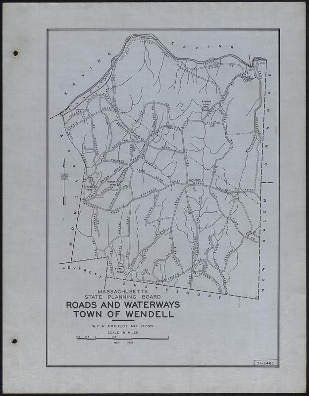 Roads and Waterways Town of Wendell - Digital Commonwealth