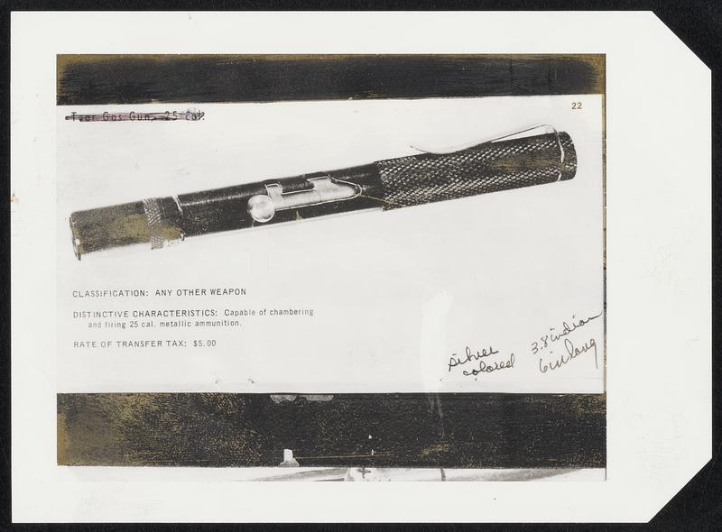 Pen gun - Digital Commonwealth