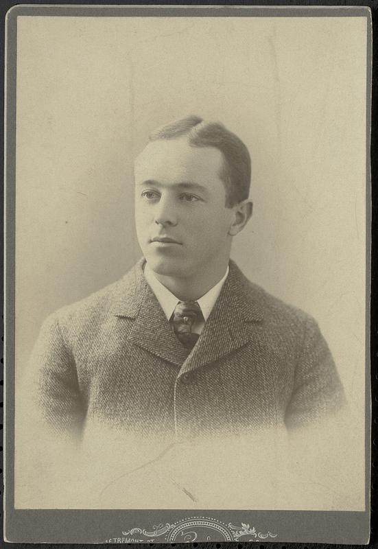Boston Latin School 1887 Senior portrait, Edmund Francis Leland ...