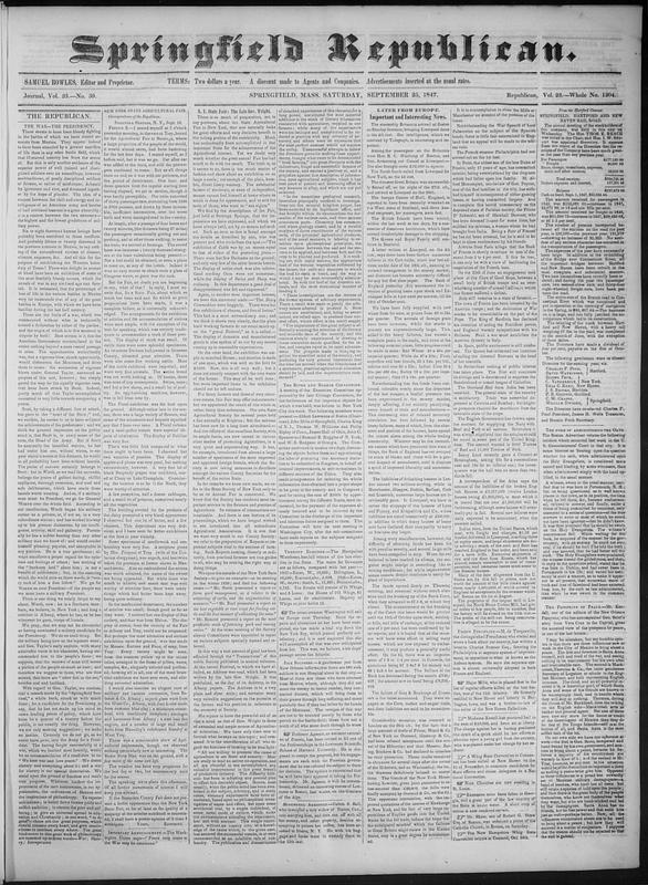 Springfield Republican - Digital Commonwealth