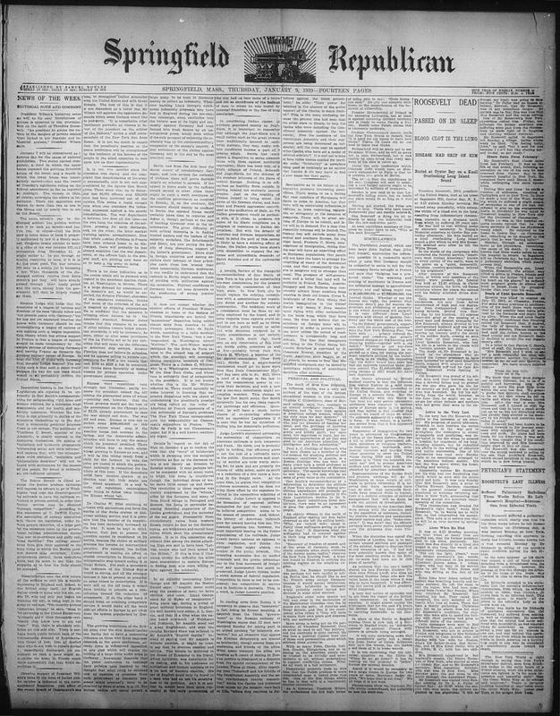 Springfield Weekly Republican - Digital Commonwealth